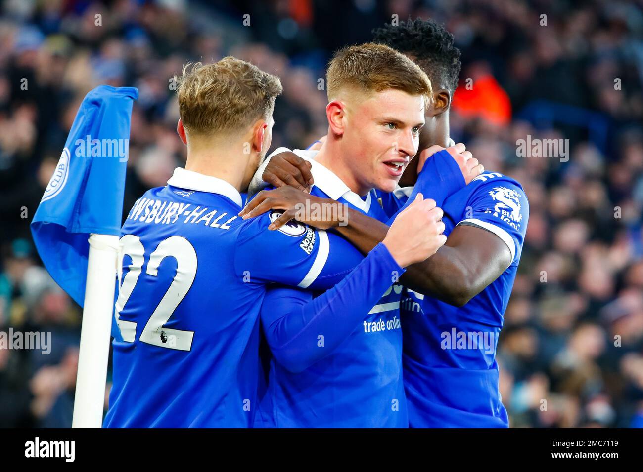 King Power Stadium, Leicester, UK. 21st Jan, 2023. Premier League ...