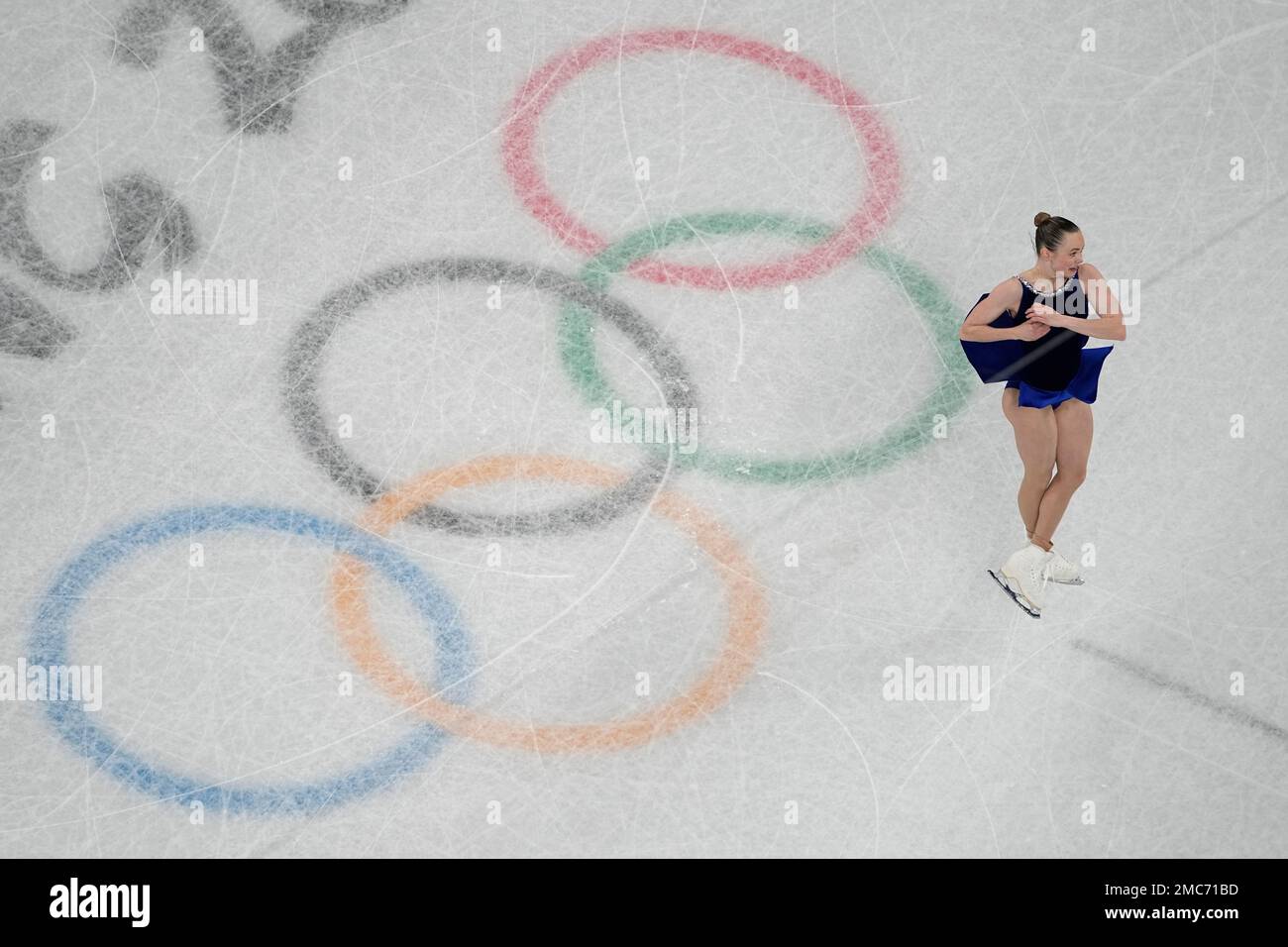 Mariah Bell, of the United States, competes in the women's short ...