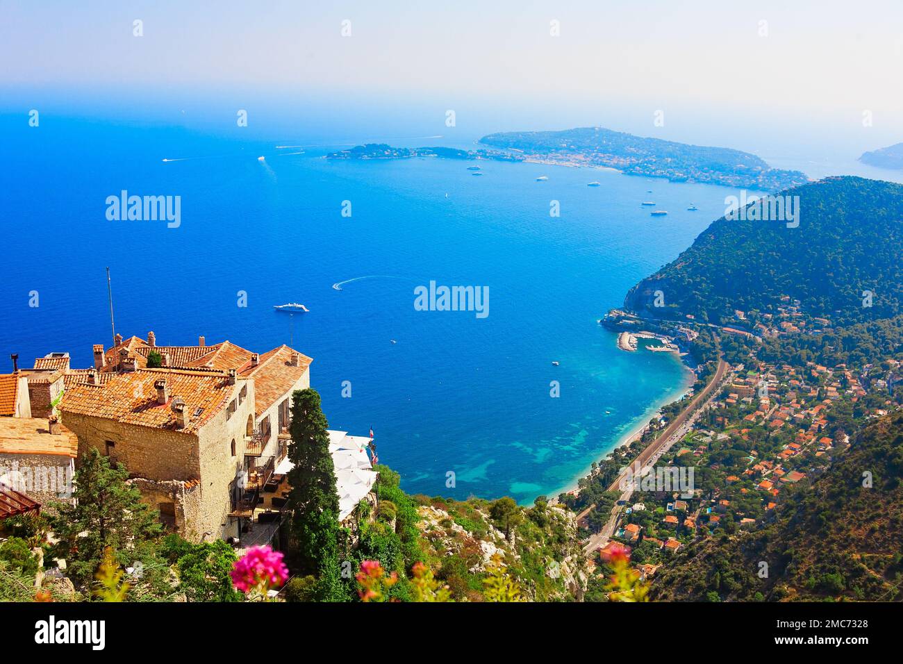 Famous Village Eze in french riviera, France Stock Photo - Alamy