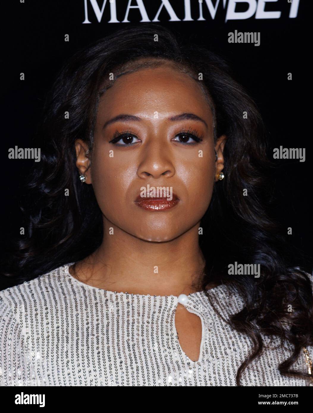 Dawn Aneada attends day two of Maxim Big Game Weekend on Saturday, Feb ...