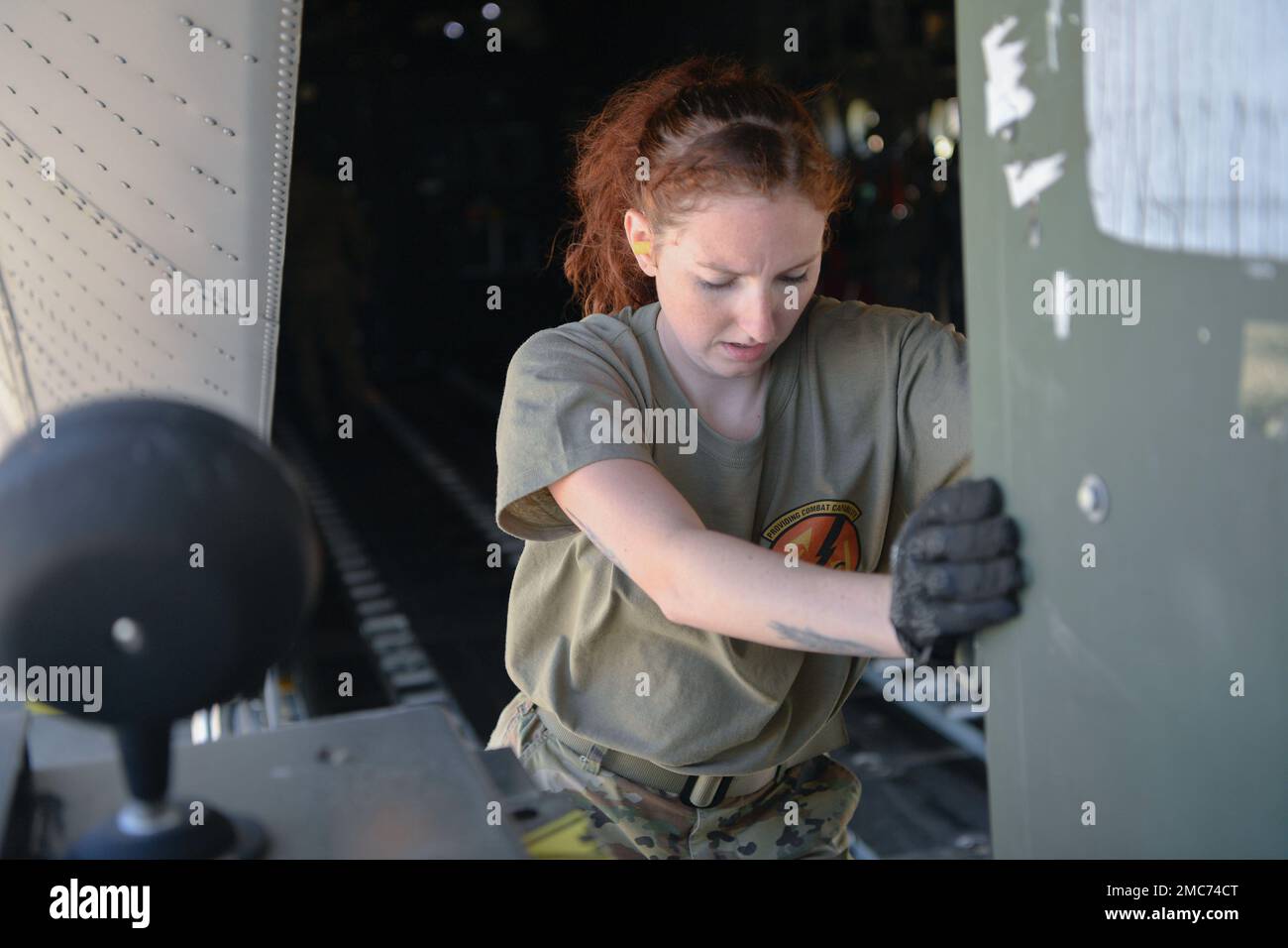 U.S. Air Force Staff Sgt. Audrey Johnson, an Air Transportation ...