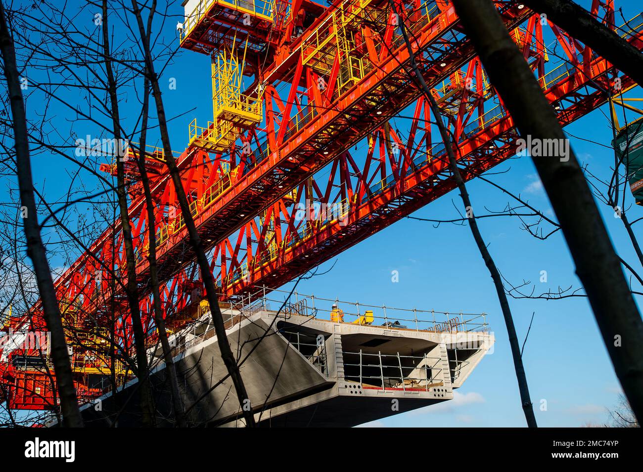 Denham, UK. 21st January, 2023. The HS2 High Speed Rail 2 Colne Valley ...