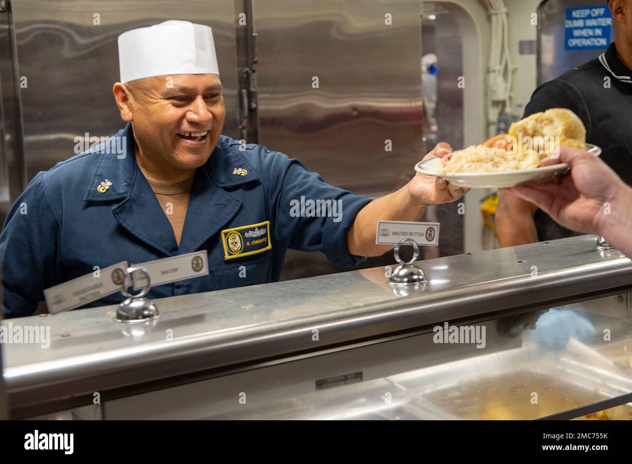 PACIFIC OCEAN (June 26, 2022) Master Chief Culinary Specialist Victor ...