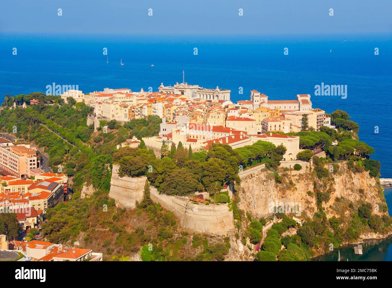Panoramic view of Monte-Carlo, Monaco Stock Photo - Alamy