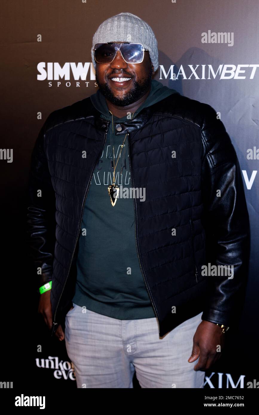 Elijah Everett attends day two of Maxim Big Game Weekend on Saturday ...