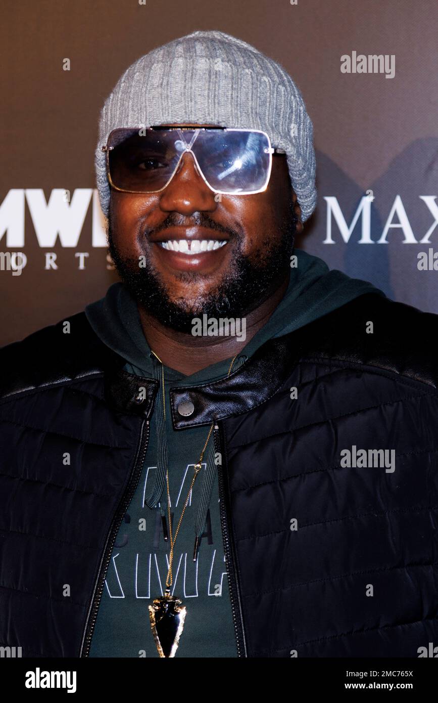 Elijah Everett attends day two of Maxim Big Game Weekend on Saturday ...