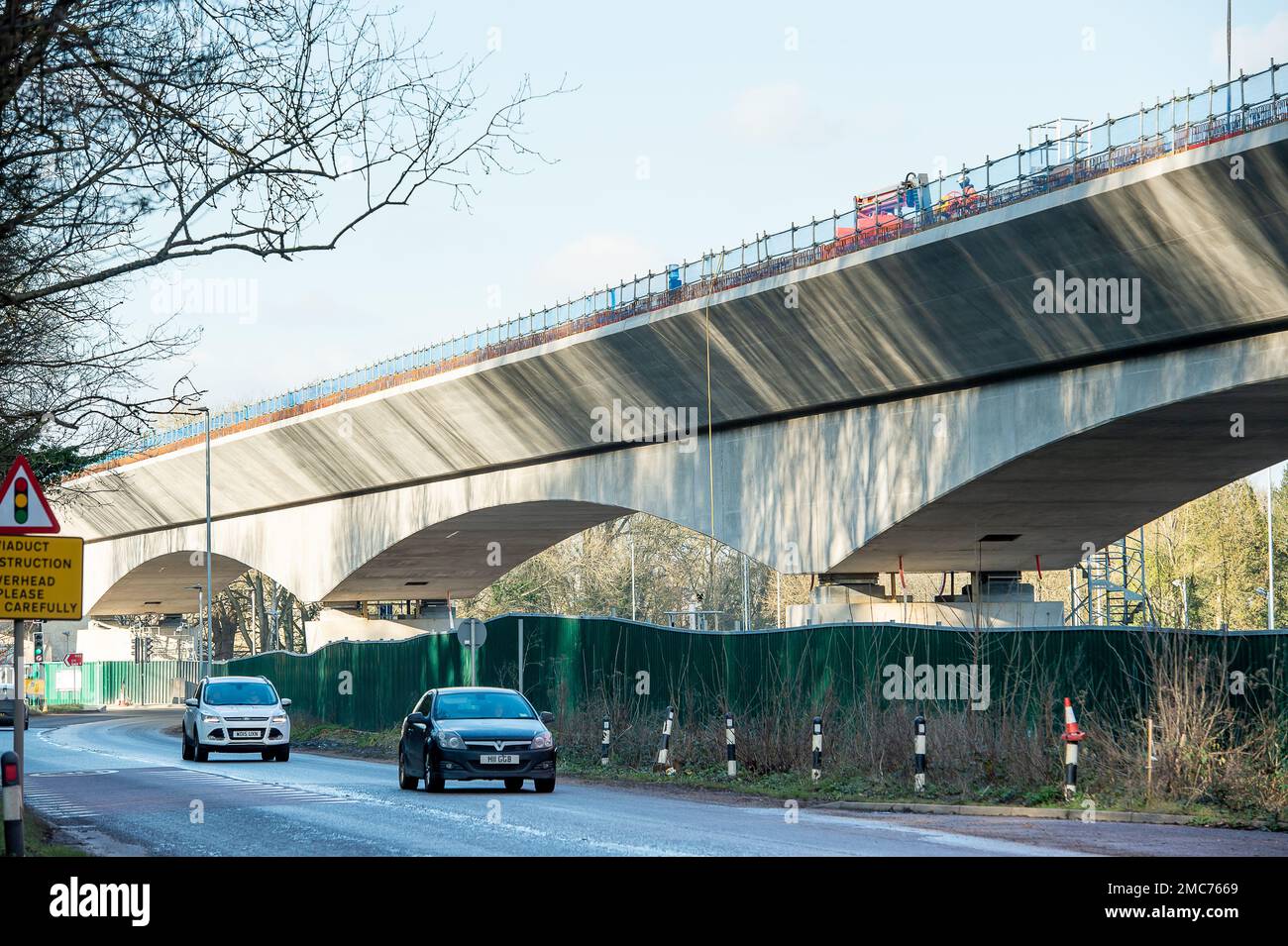 Denham, UK. 21st January, 2023. The HS2 High Speed Rail 2 Colne Valley ...