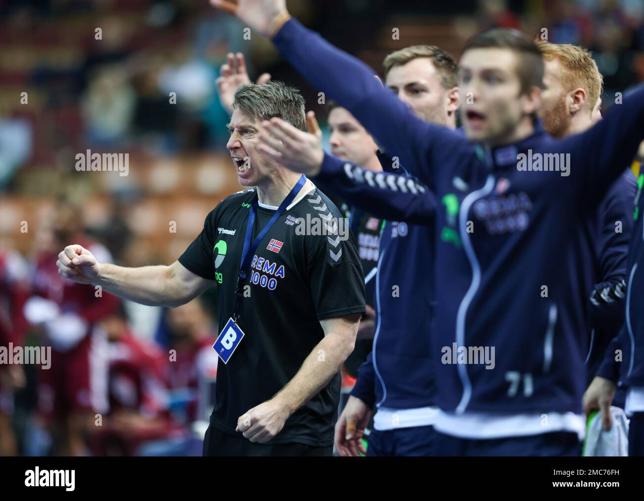 Kattowitz, Poland. 21st Jan, 2023. Handball: World Cup, Qatar - Norway ...