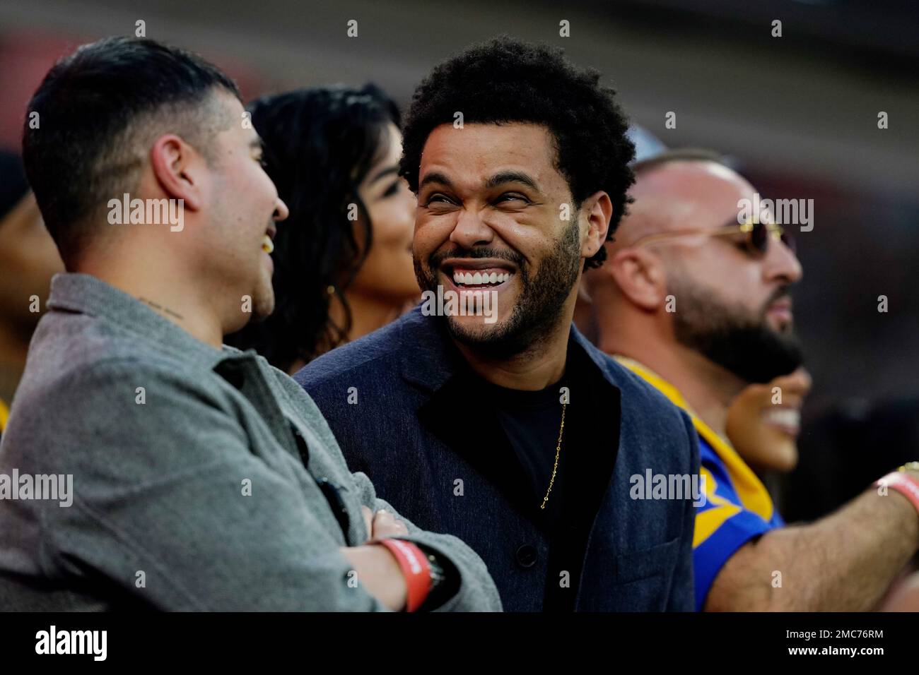 The Weeknd Smiling