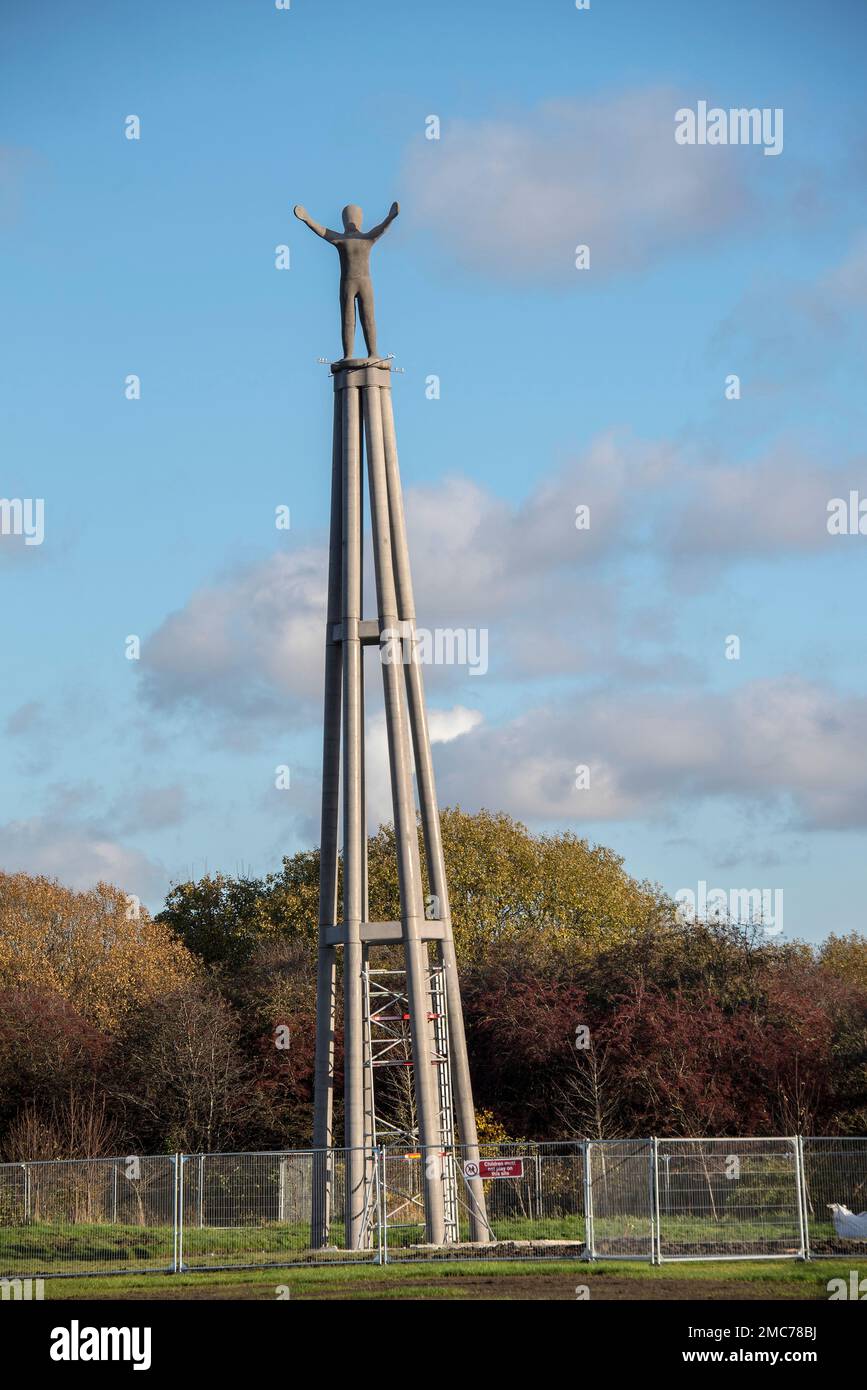 Hope sculpture, a COP26 legacy. at Cunungar Loop woodland park in ...