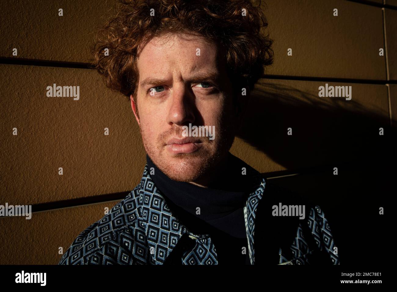 Scott Lazer poses for portrait photographs for the film 'West By God ...