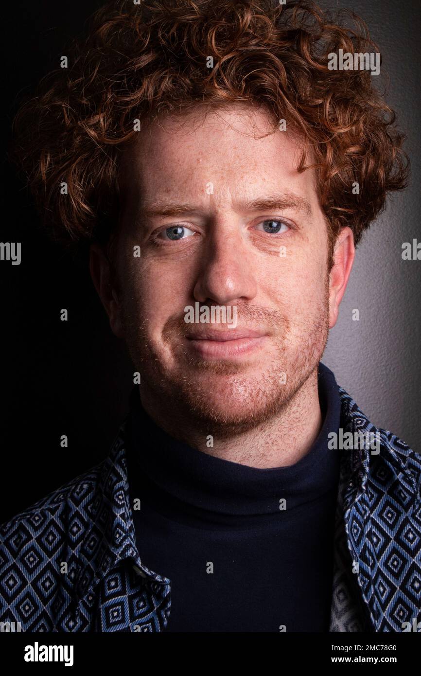 Scott Lazer poses for portrait photographs for the film 'West By God ...