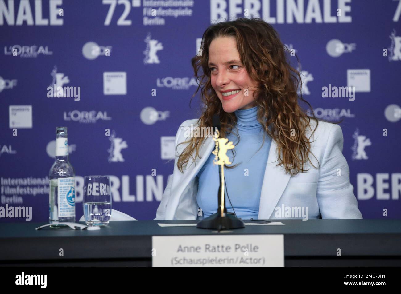 Anne Ratte Polle at the press conference for the film 'That Kind of ...