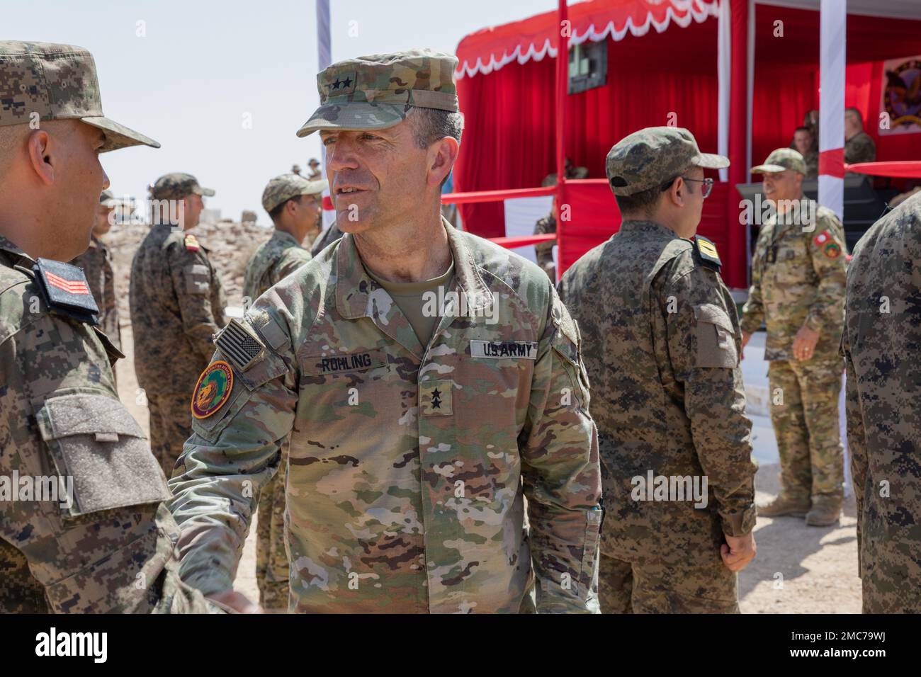Maj. Gen. Andrew Rohling, commanding general of U.S. Army Southern ...