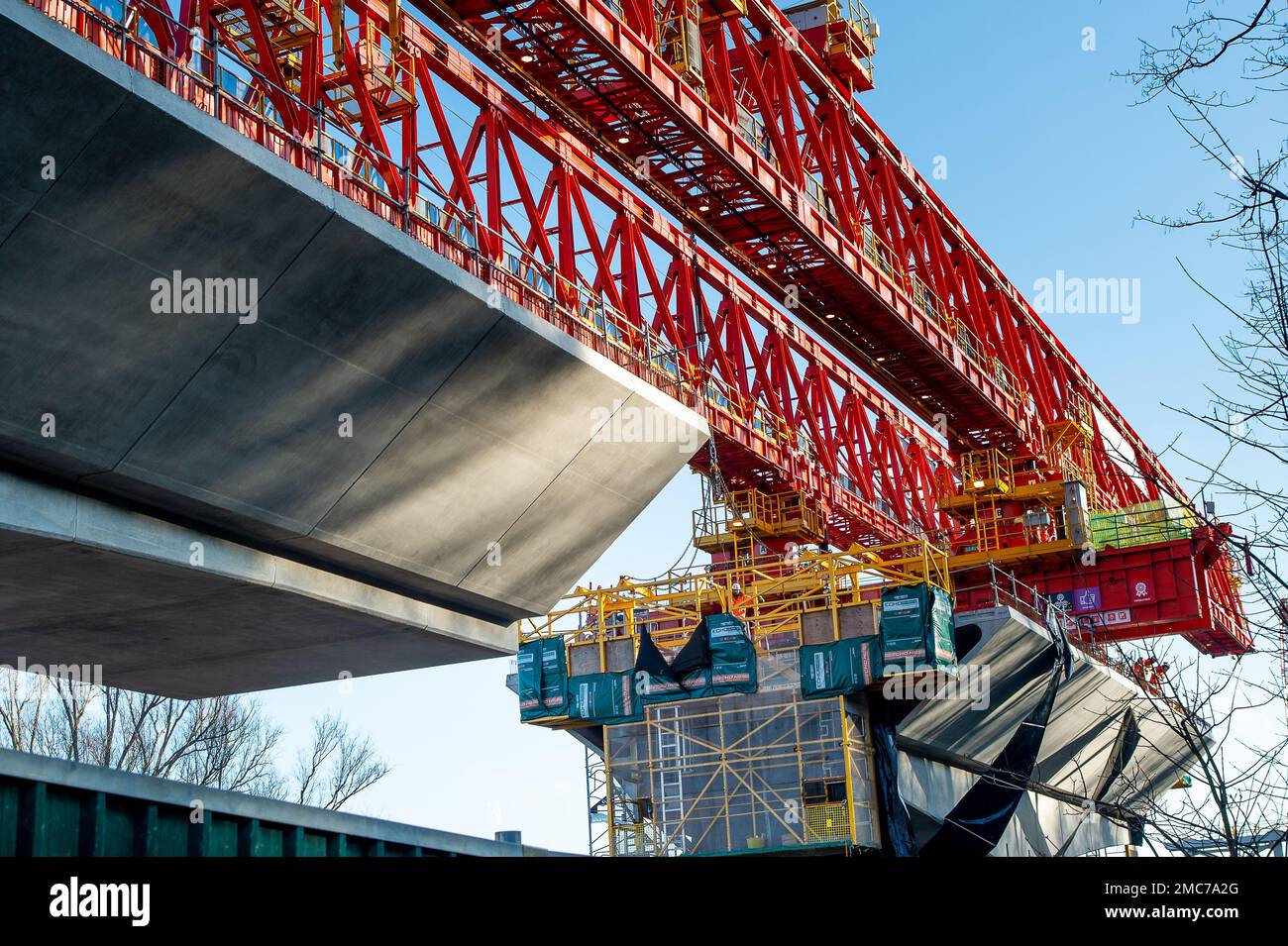 Denham, UK. 21st January, 2023. The HS2 High Speed Rail 2 Colne Valley ...
