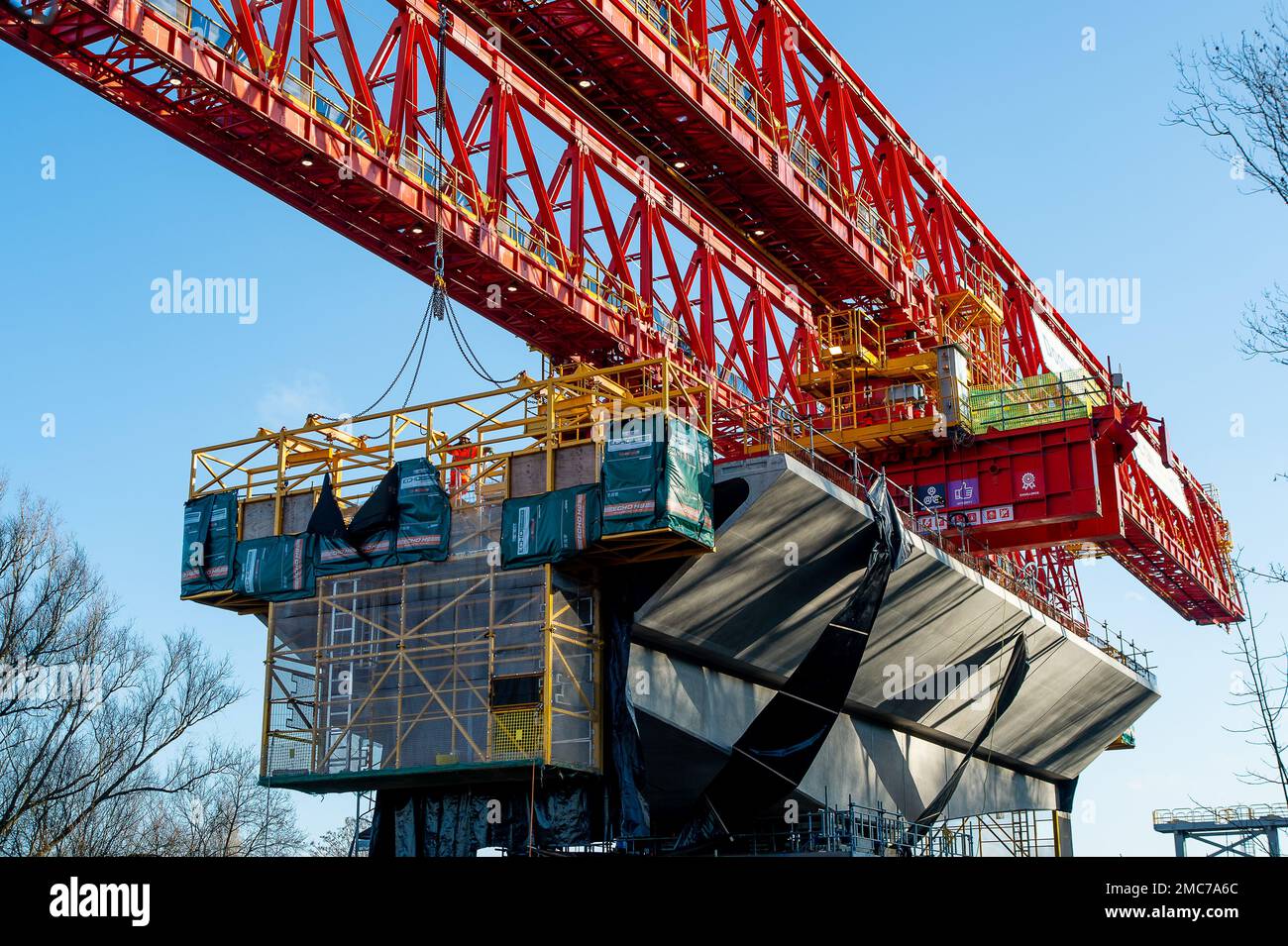 Denham, UK. 21st January, 2023. The HS2 High Speed Rail 2 Colne Valley ...