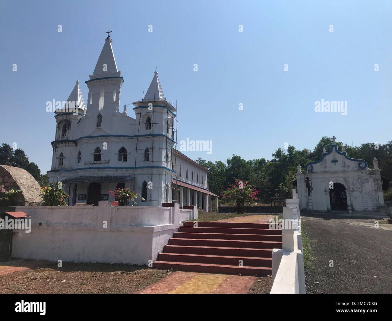 Our Lady of Victory Church is seen in Revora, North Goa, India, on Jan ...