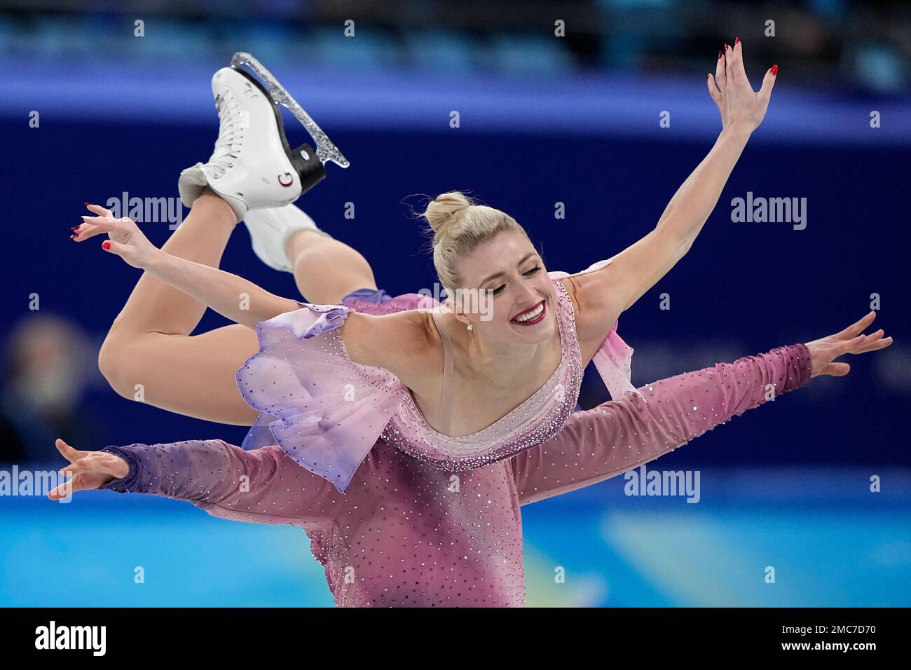 Piper Gilles and Paul Poirier, of Canada, perform their routine in the ...
