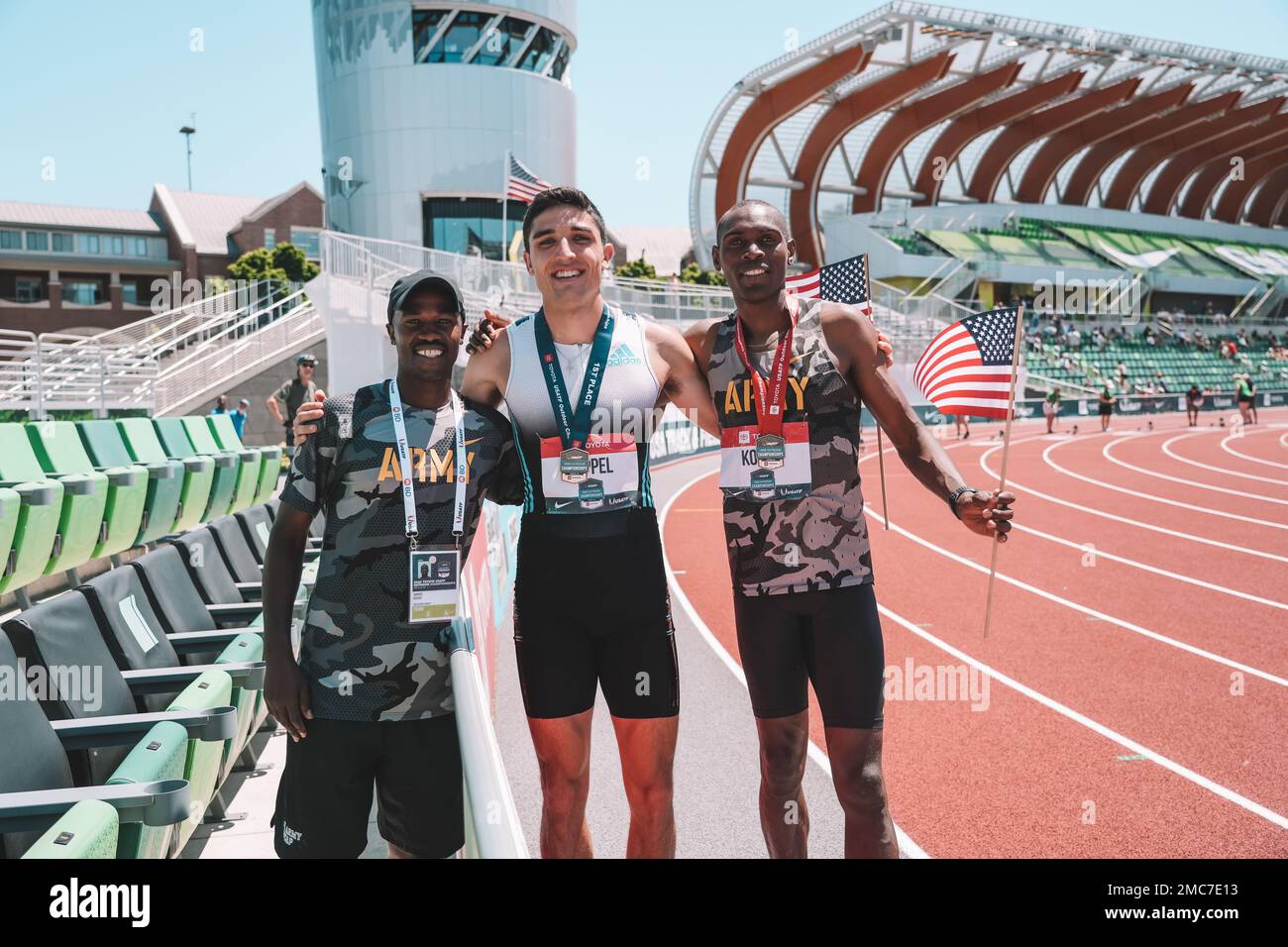 Spc. Jonah Koech, a Track & Field Soldier-athlete assigned to the World ...