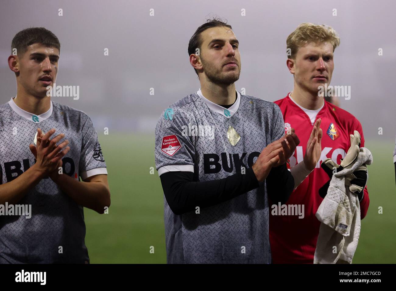 DORDRECHT, NETHERLANDS - JANUARY 21: Jonathan Mulder of Telstar, Ozgur ...
