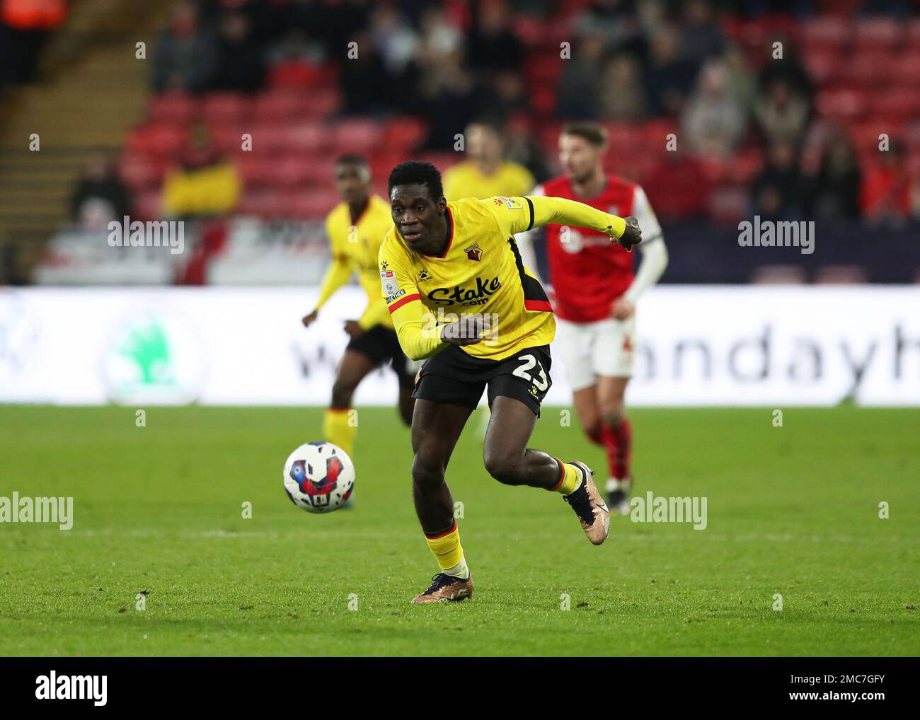 21st January 2023: Vicarage Road, Watford, Hertfordshire, England; EFL ...