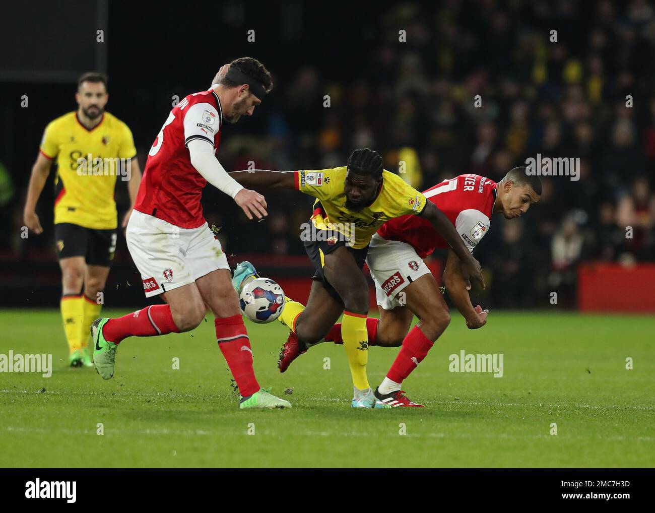 21st January 2023: Vicarage Road, Watford, Hertfordshire, England; EFL ...