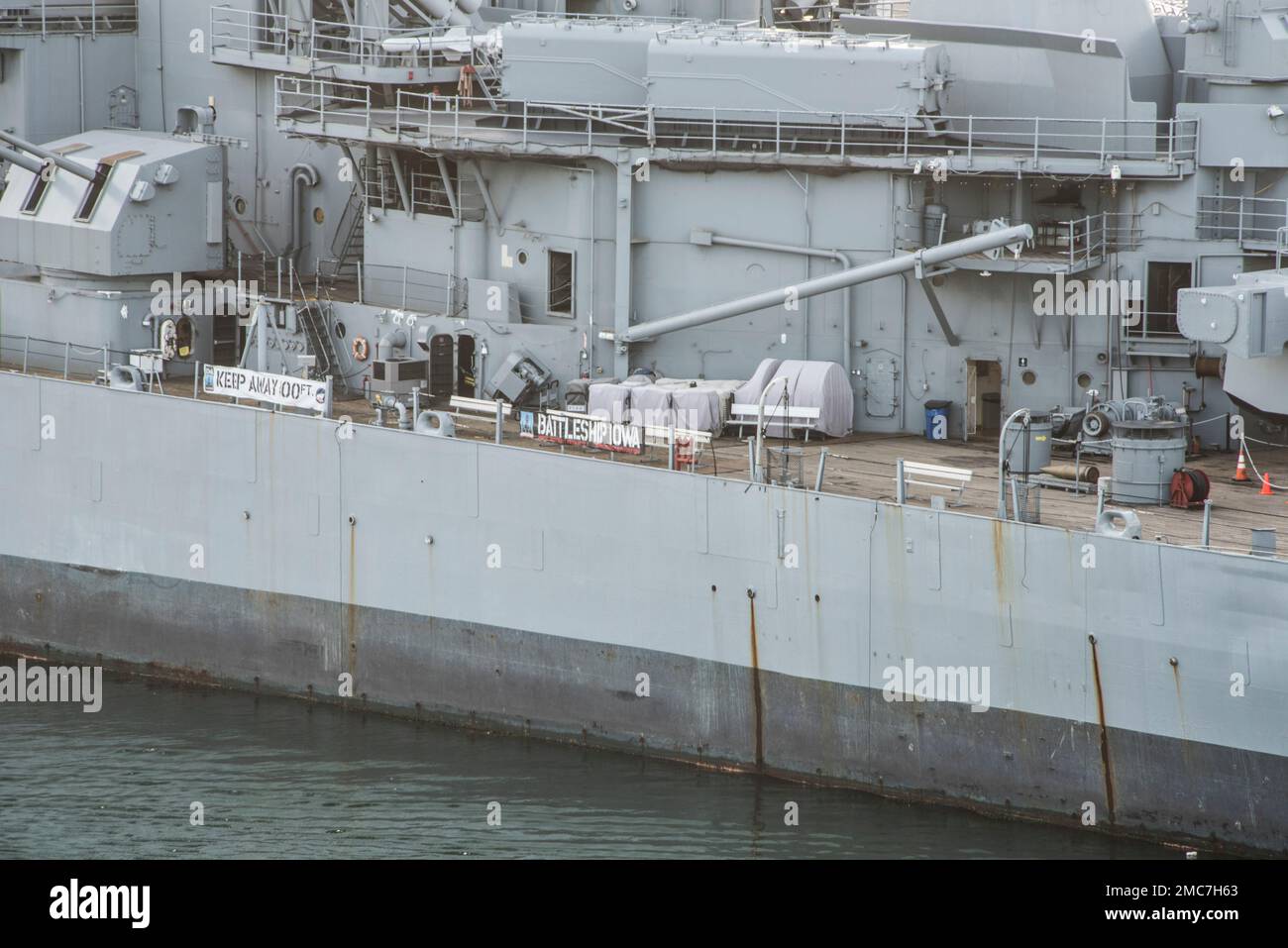 USS Iowa was launched in 1942 and served in WW2 and the Korean War ...