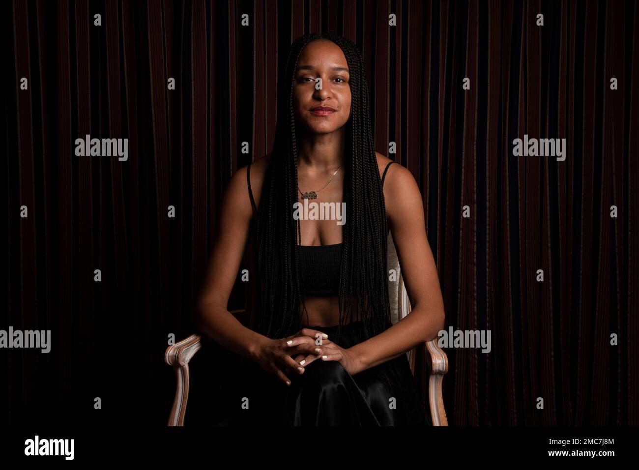 Rebeca Huntt Poses For Portrait Photographs For The Film Beba During The International Film