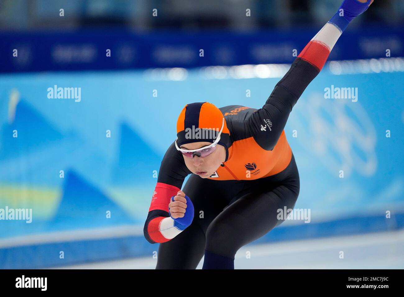Jutta Leerdam of the Netherlands competes in the speedskating women's ...