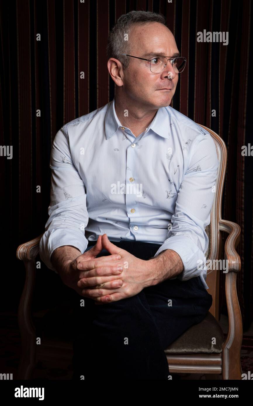 Tim Sutton poses for portrait photographs for the film 'Taurus' during ...