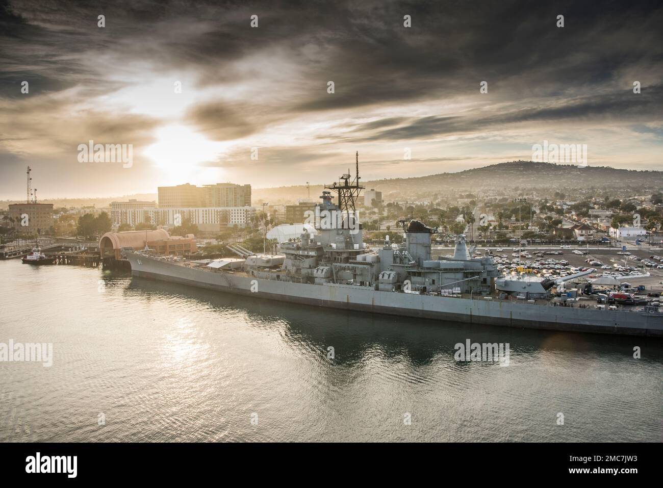 USS Iowa was launched in 1942 and served in WW2 and the Korean War ...