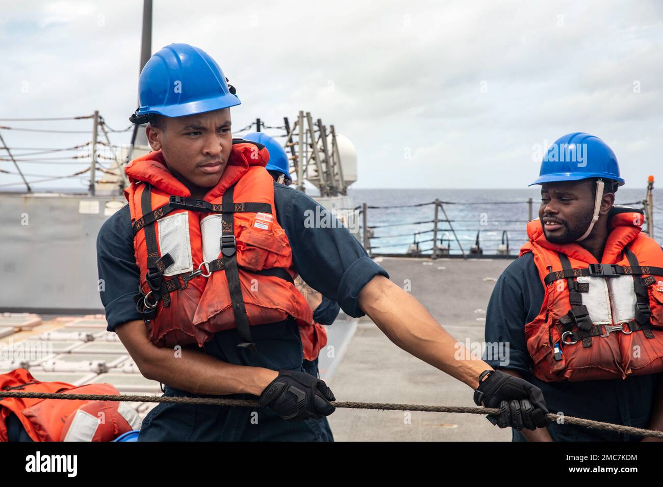 EAST CHINA SEA (June 26, 2022) Yeoman Seaman Apprentice Chris Davis ...