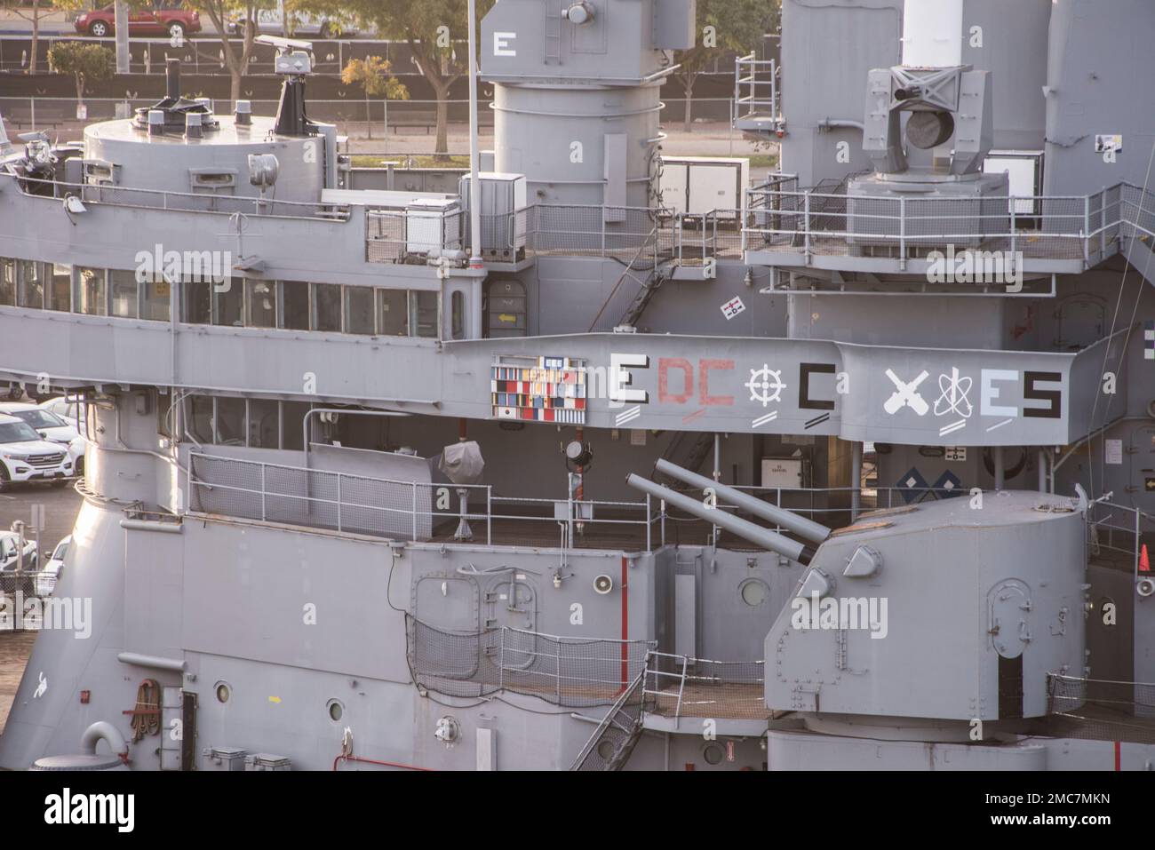 USS Iowa was launched in 1942 and served in WW2 and the Korean War ...