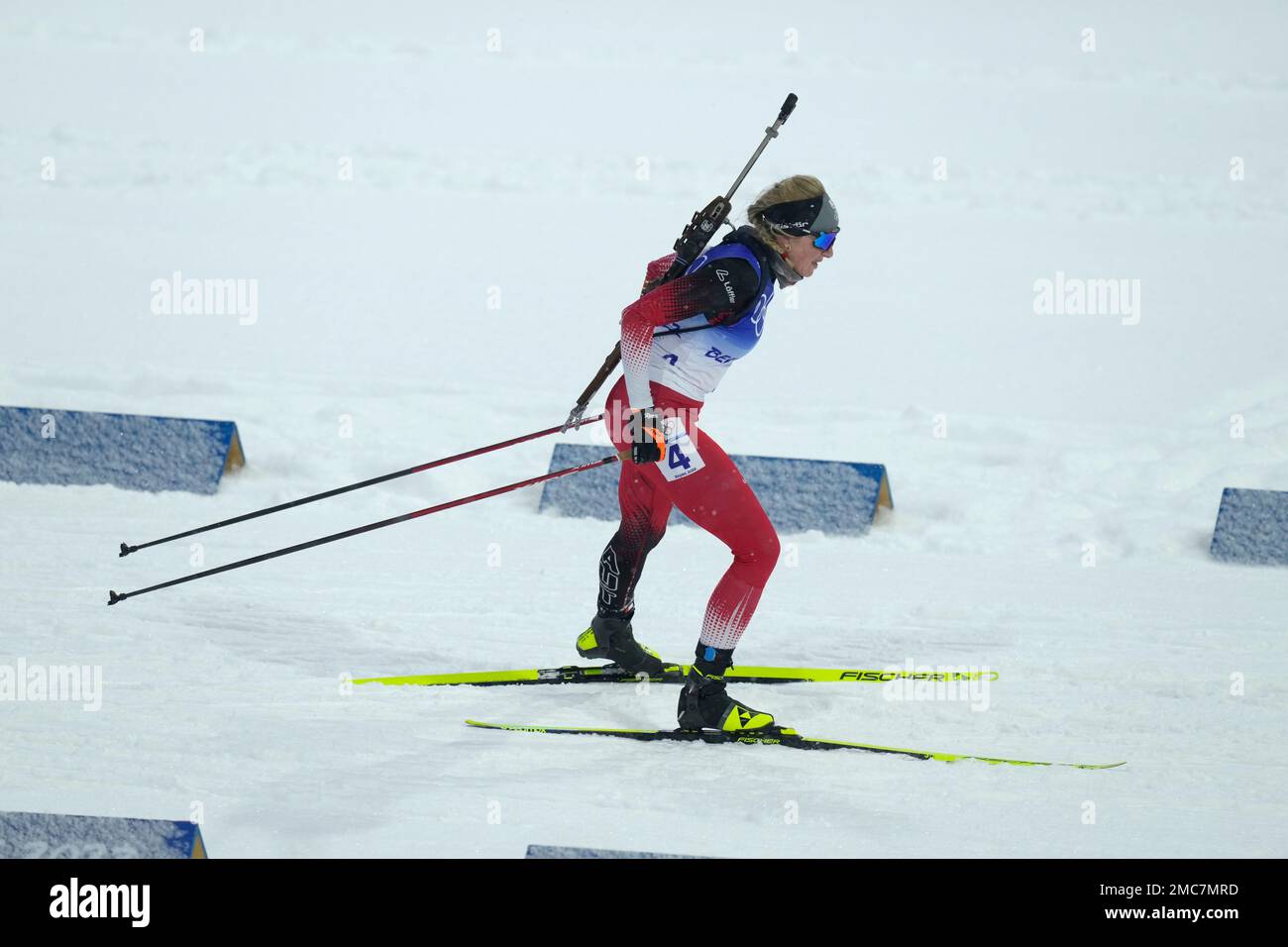 Lisa Theresa Hauser of Austria skis during the women's 10-kilometer ...