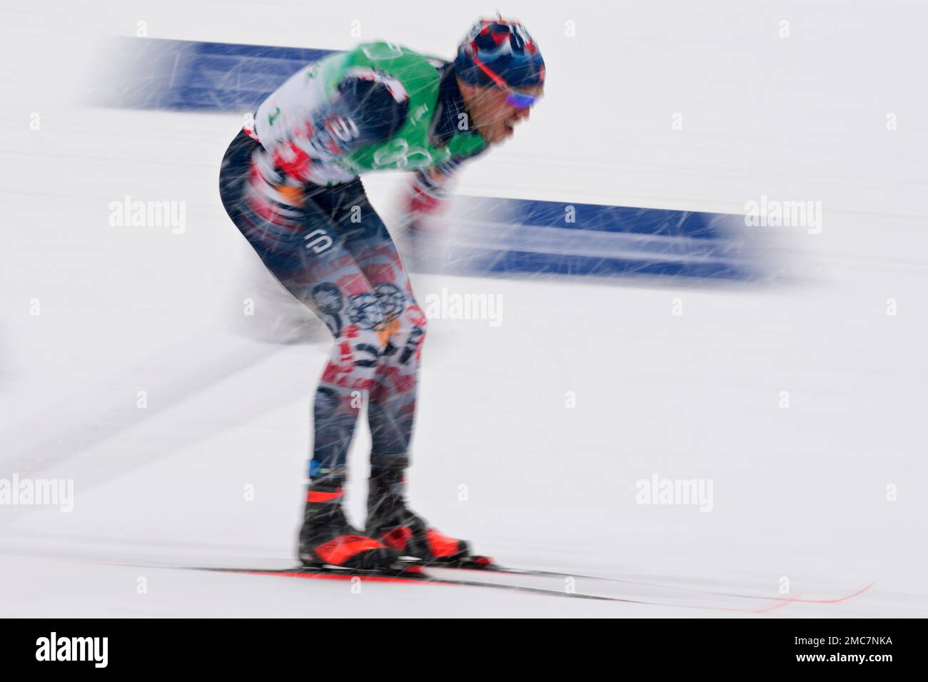 Paal Golberg, of Norway, competes during the men's 4 x 10km relay cross ...