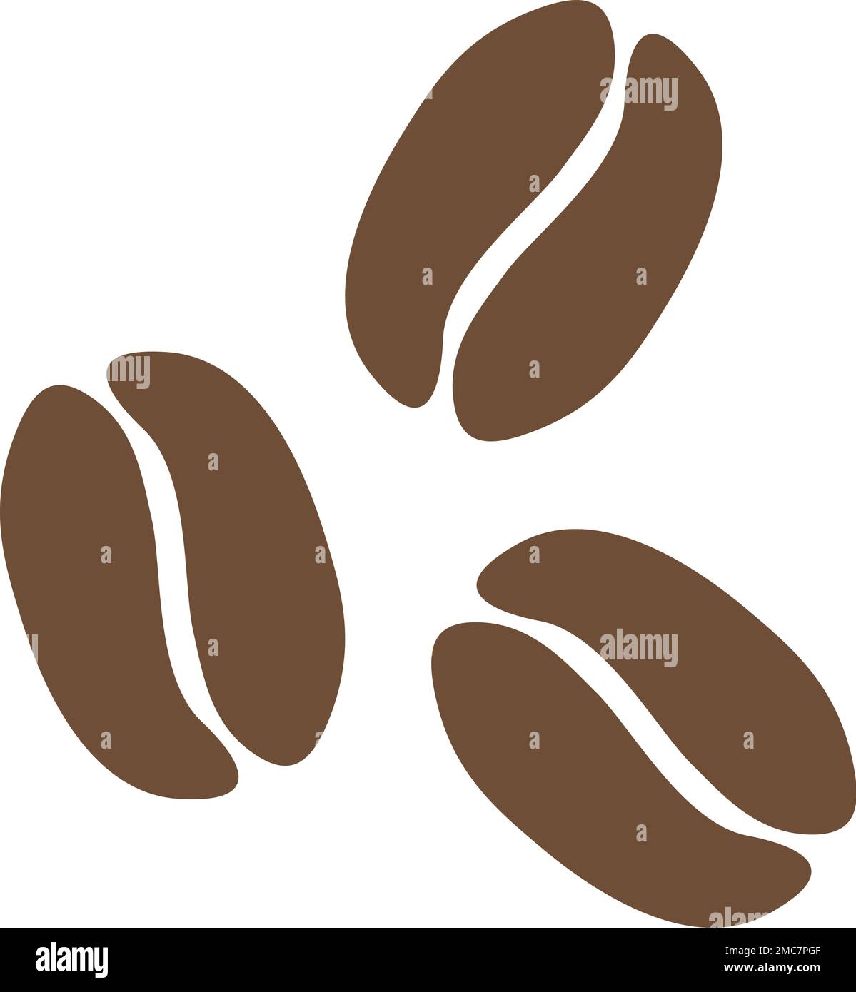 Coffee bean stylized icon design hi-res stock photography and images ...