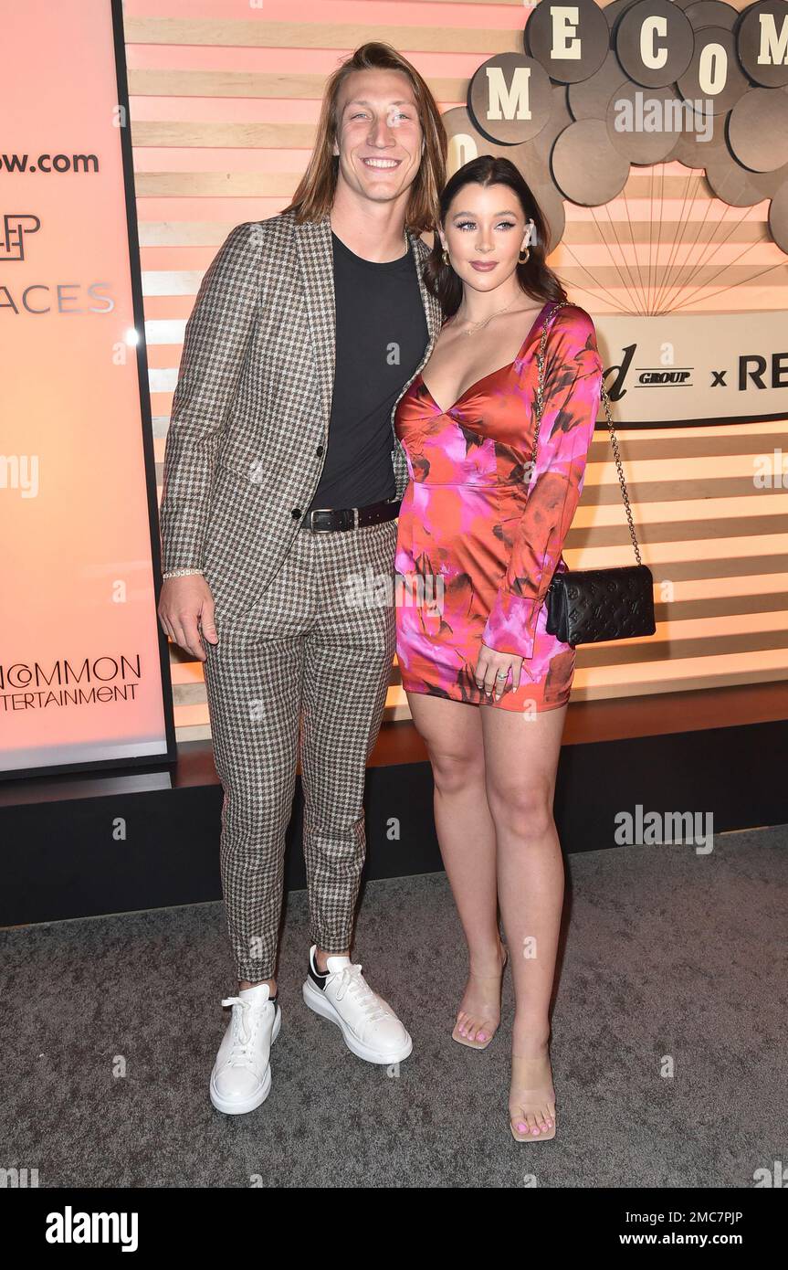 Trevor Lawrence, left and Marissa Mowry attend day one of Homecoming ...