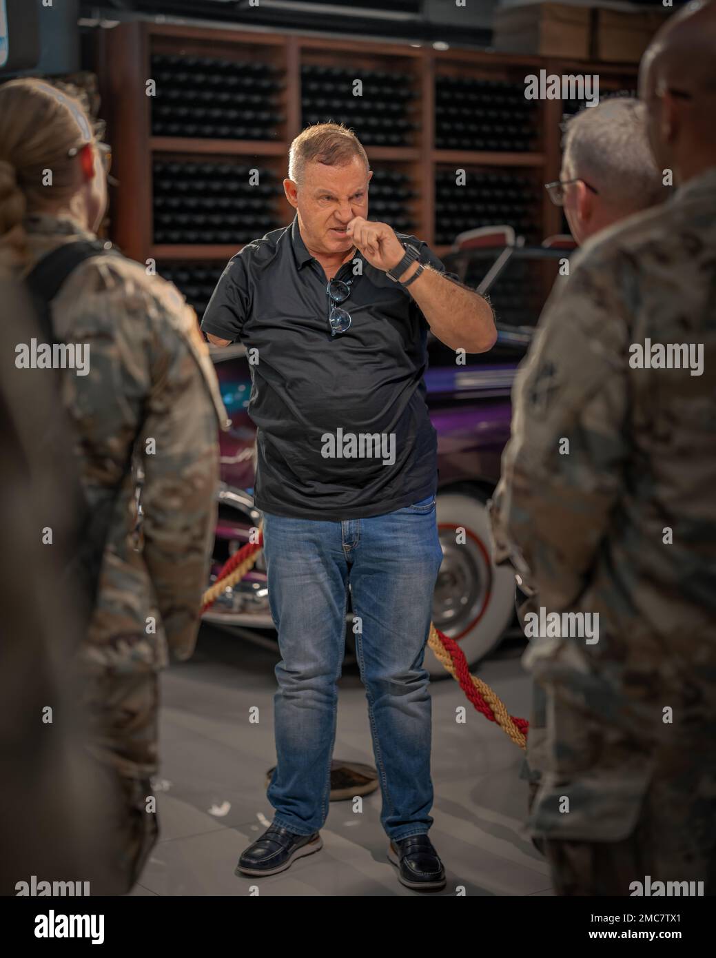 Israeli Ground Force Lt. Col. Moshe Levy, a 'hero of Israel’, reenacts ...