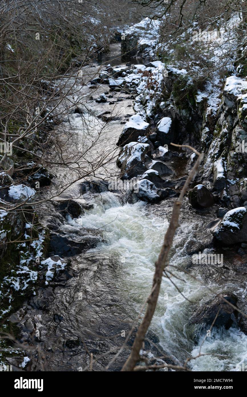 Winter in the cheviot hills, Northumberland, UK Stock Photo - Alamy