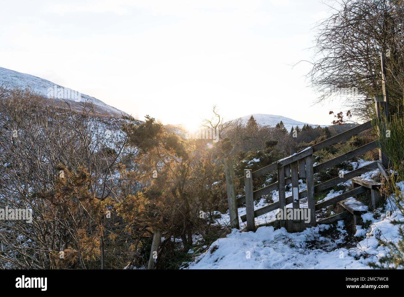 Winter in the cheviot hills, Northumberland, UK Stock Photo - Alamy