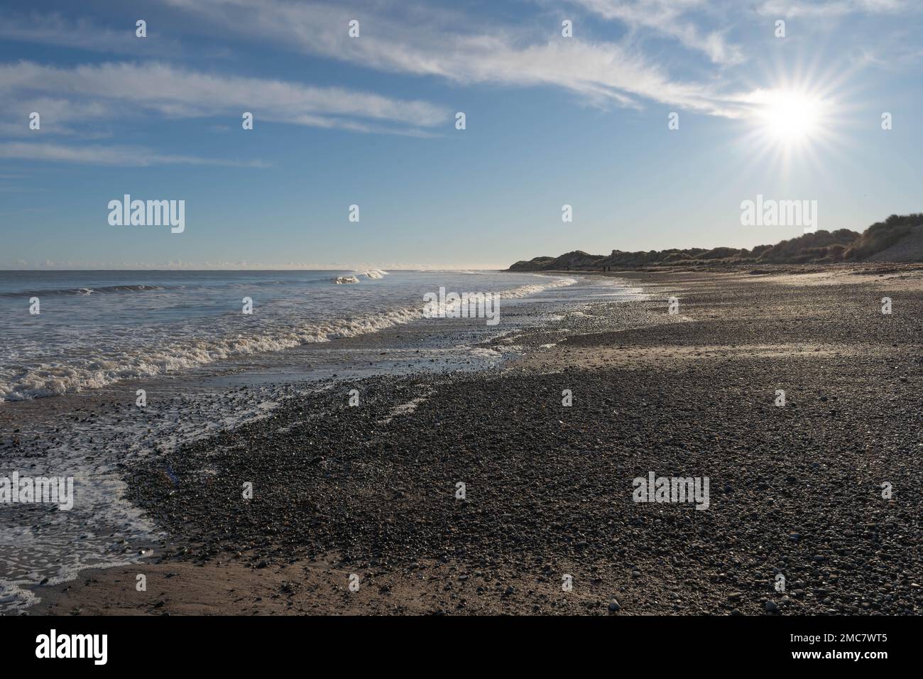 Northumberland uk beach winter hi-res stock photography and images - Alamy