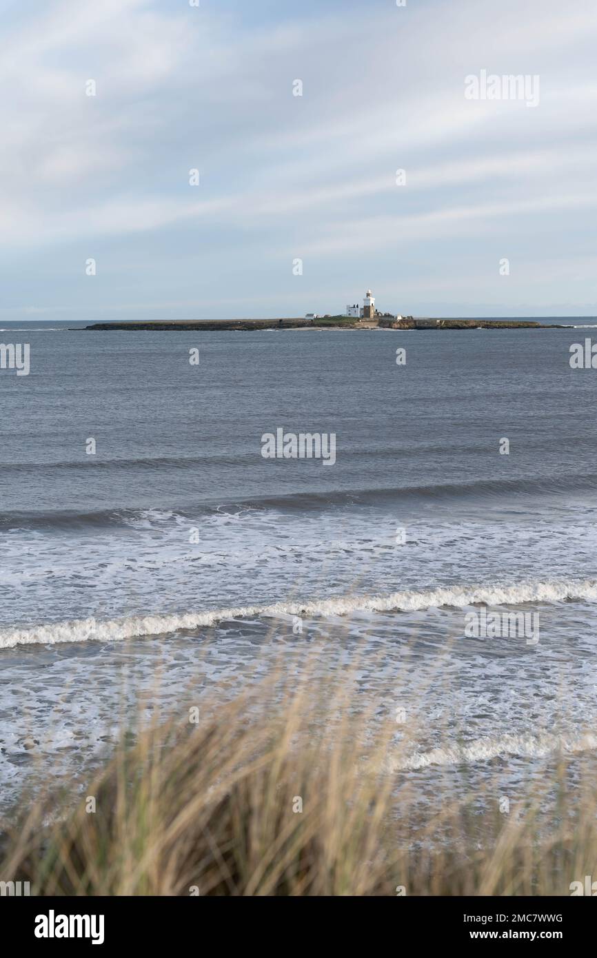 Coquet island lighthouse, Amble, Northumberland, UK Stock Photo - Alamy