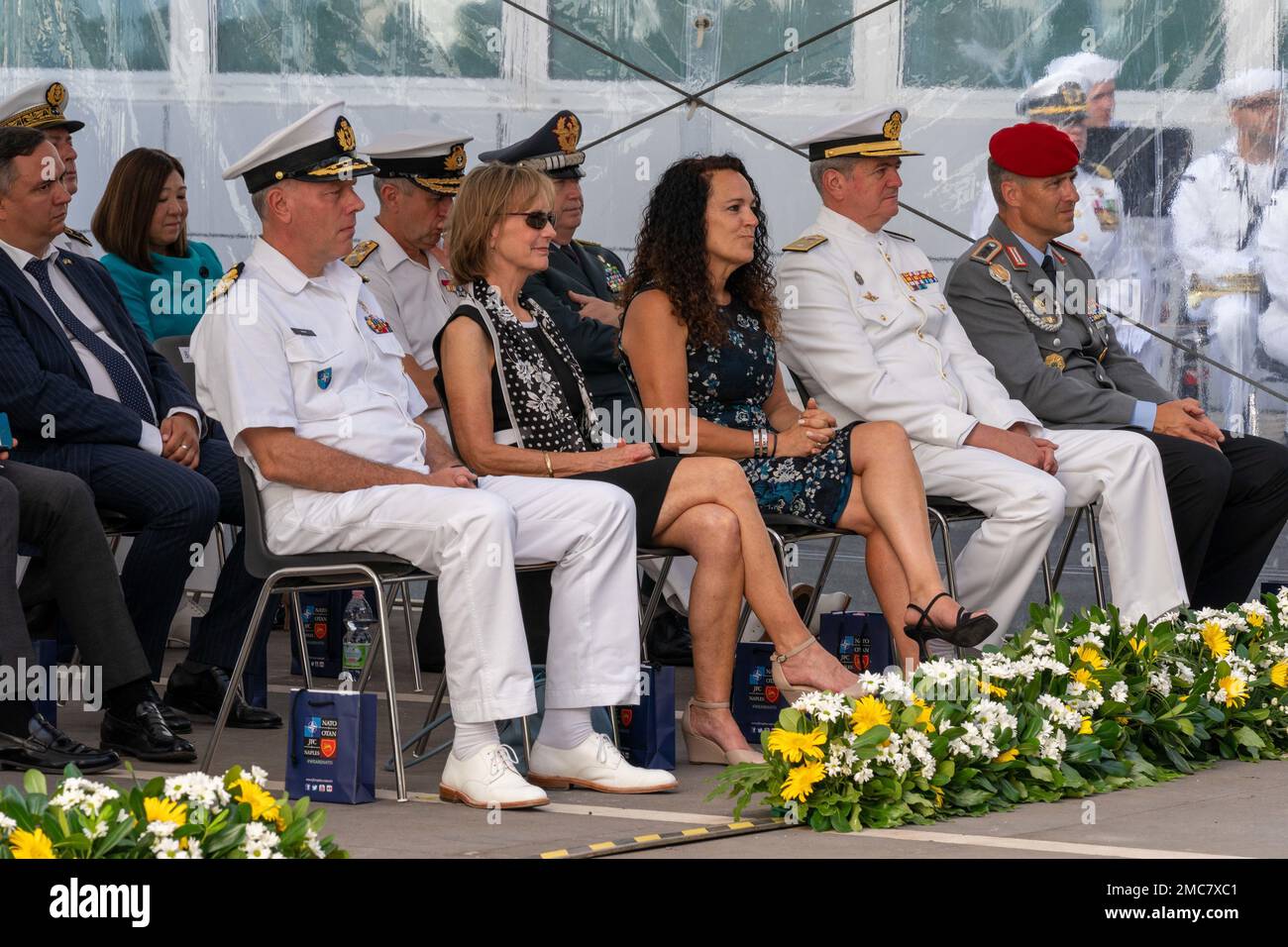 LAGO PATRIA, Italy - The change of command ceremony of Allied Joint ...