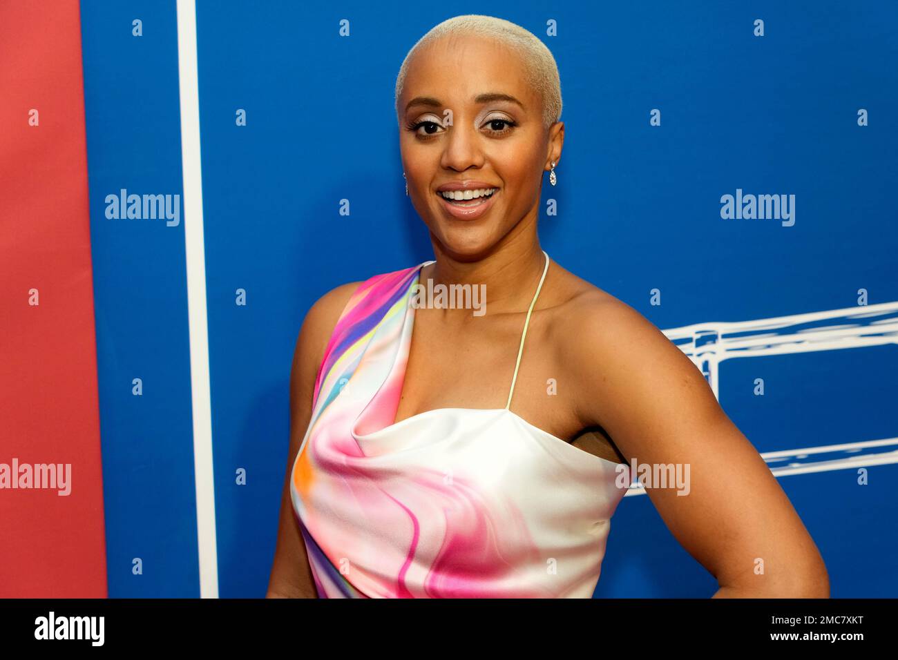 Sherisse Springer walks the red carpet after the opening night ...
