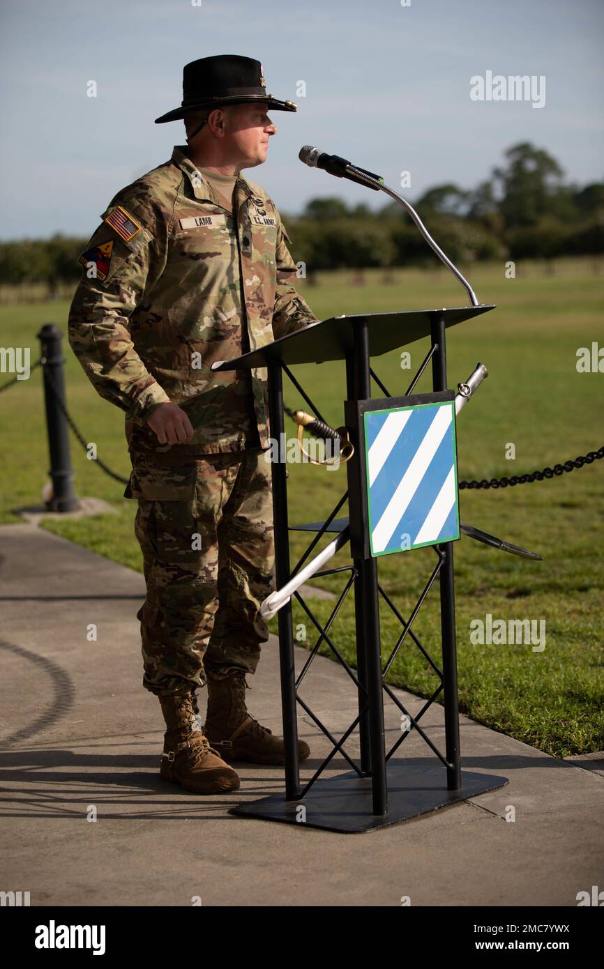 Lt. Col. Thomas E. Lamb, outgoing commander of the "Mustang Squadron ...