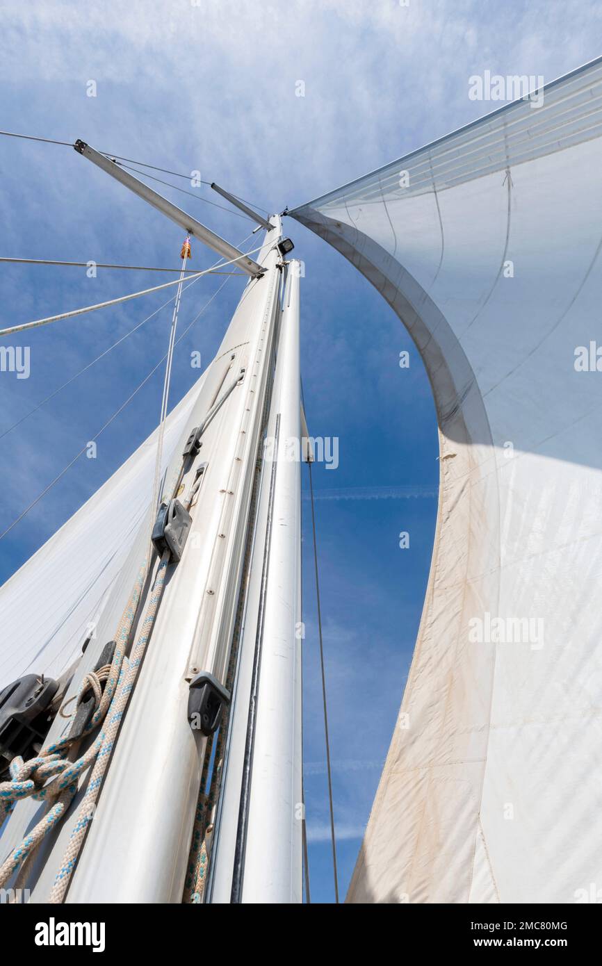 Sail and sky Stock Photo - Alamy