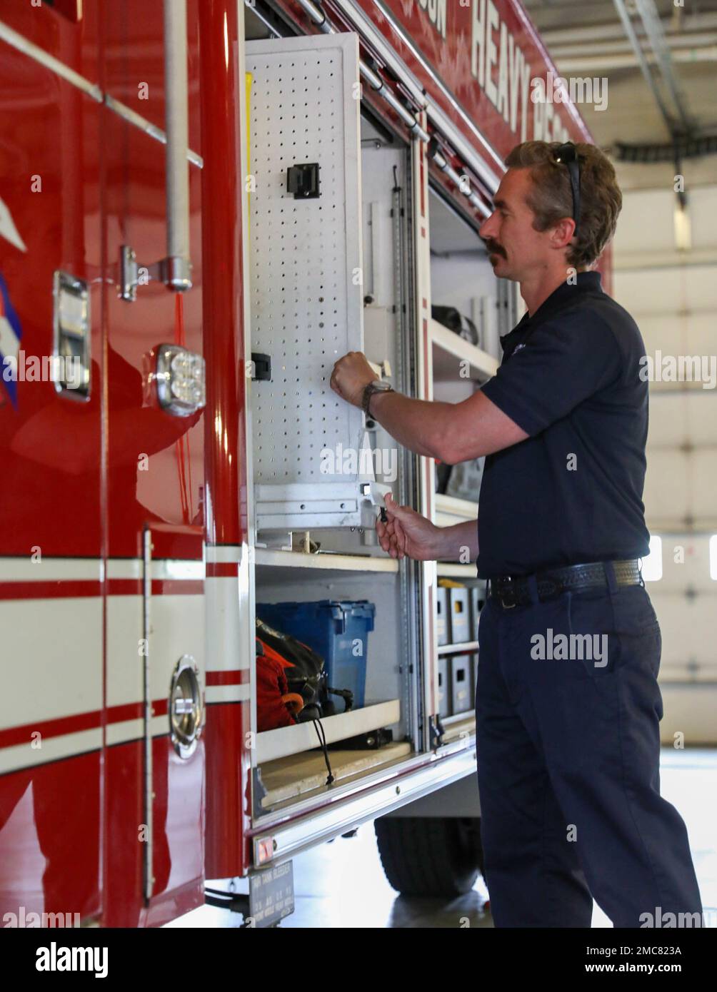 Timothy Baker, the Health and Safety Officer for the Fort Carson Fire ...