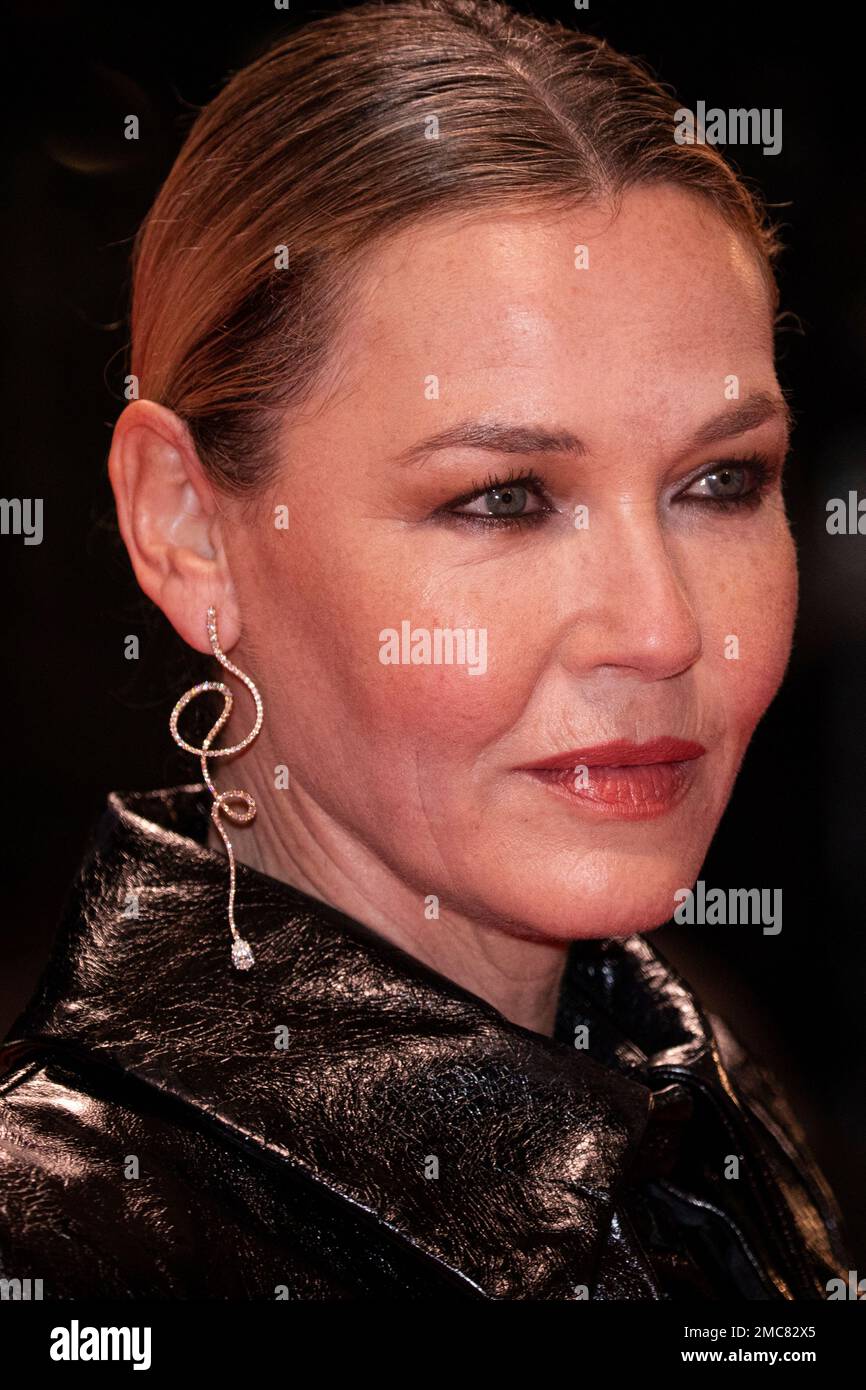 Jury member Connie Nielsen poses for photographers during the opening ...