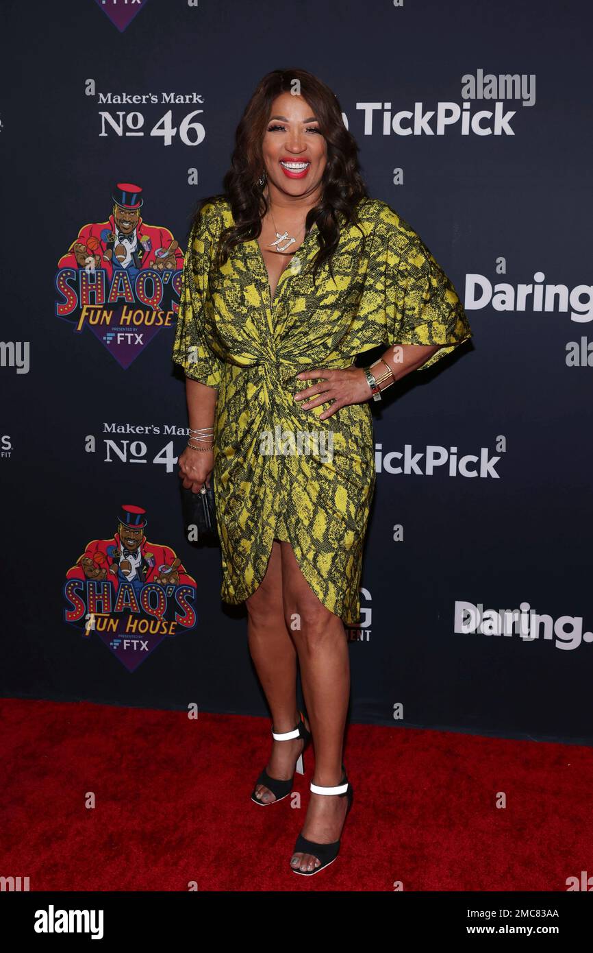 Kym Whitley attends Shaq's Fun House on Friday, Feb. 11, 2022, at the ...