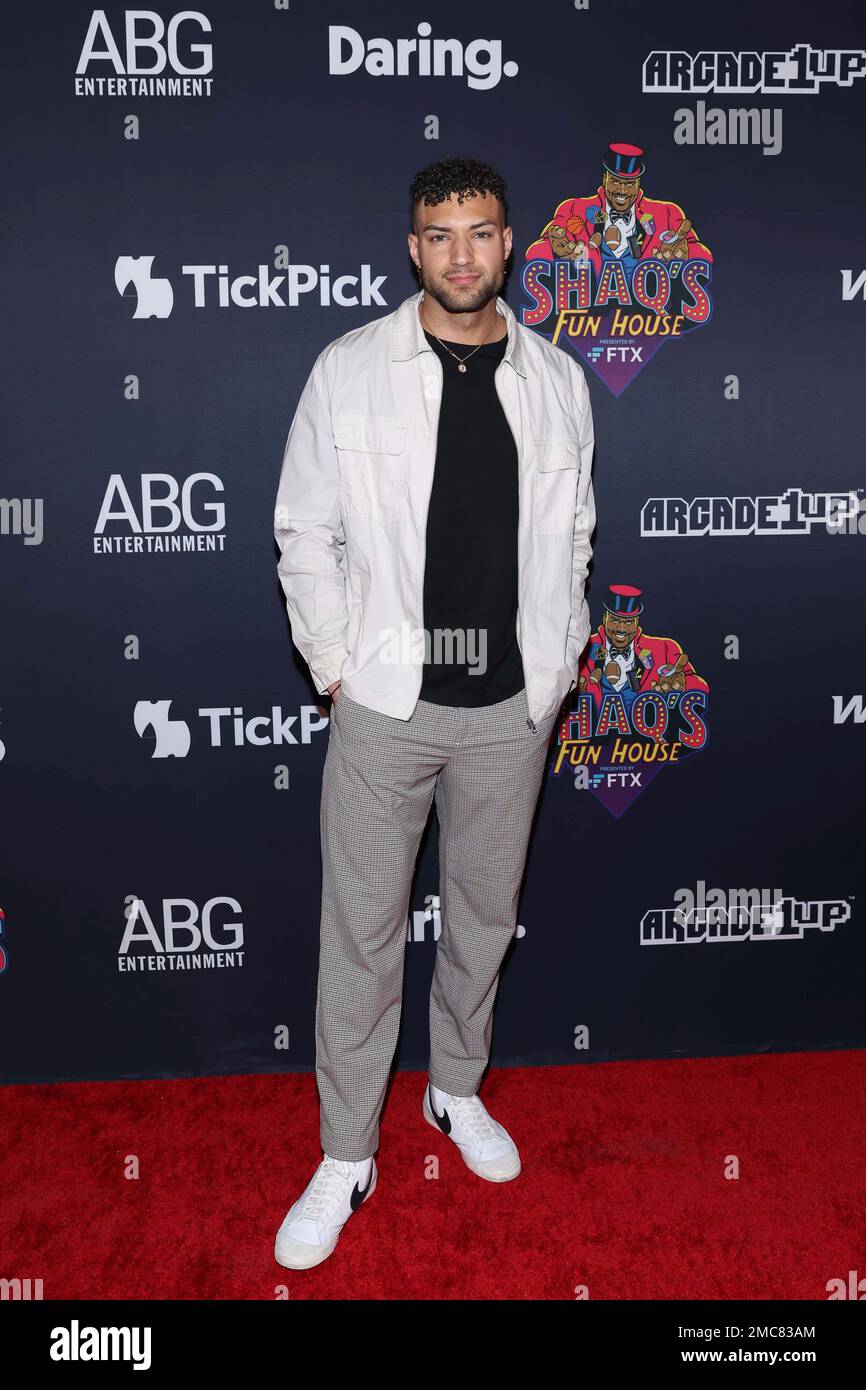Jaylin James attends Shaq's Fun House on Friday, Feb. 11, 2022, at the ...